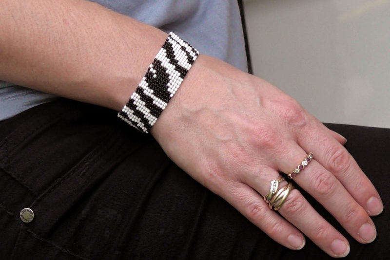 Zebra Tapestry Bracelet Kit | Bead Spider