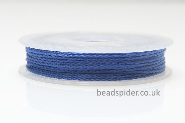 Navy Blue Polyester Thread | Bead Spider